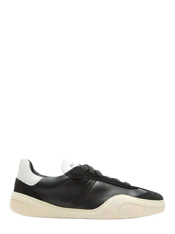 Acne Studios Panelled Lace-up Sneakers - Black