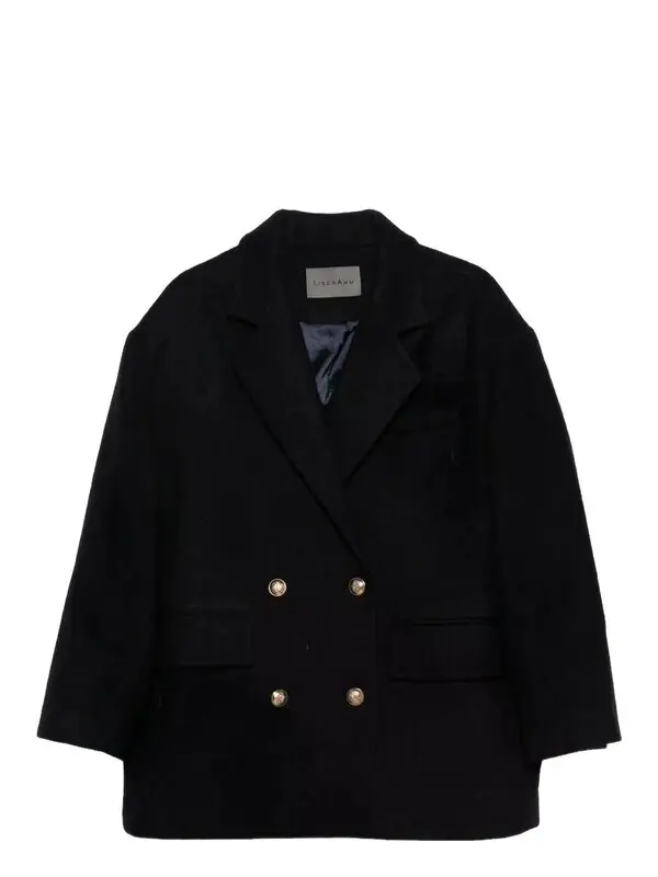 LIBERADD Double-breasted Coat - Blue
