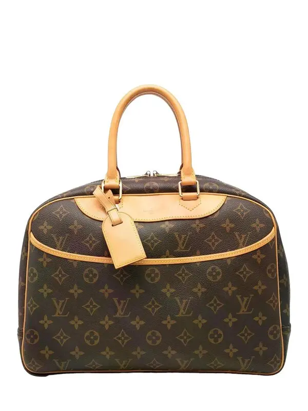 LOUIS VUITTON 1990-2010 Monogram Deauville Handbag - Brown