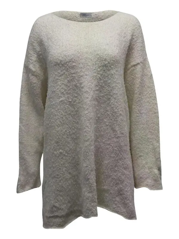 MARQUES' ALMEIDA Asymmetric Linen Sweater - Neutrals