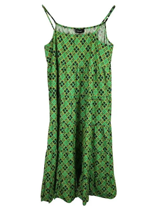 Rachel Comey Geometric-pattern Maxi Dress - Green
