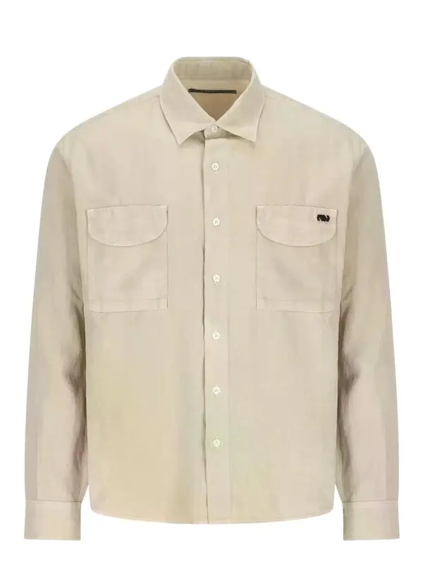 MASSIMO OSTI STUDIO Flap-pocket Shirt - Neutrals