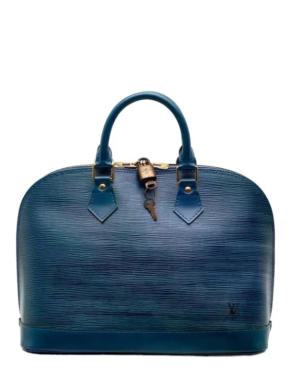 LOUIS VUITTON 1997 Epi Alma Pm Handbag - Blue