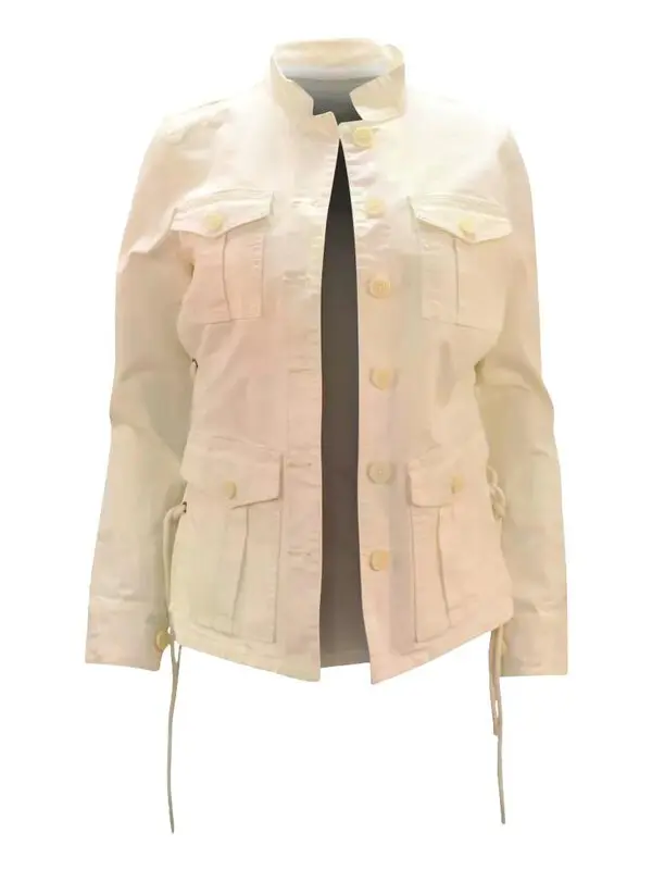 Tory Burch Flap-pocket Cotton Jacket - Neutrals
