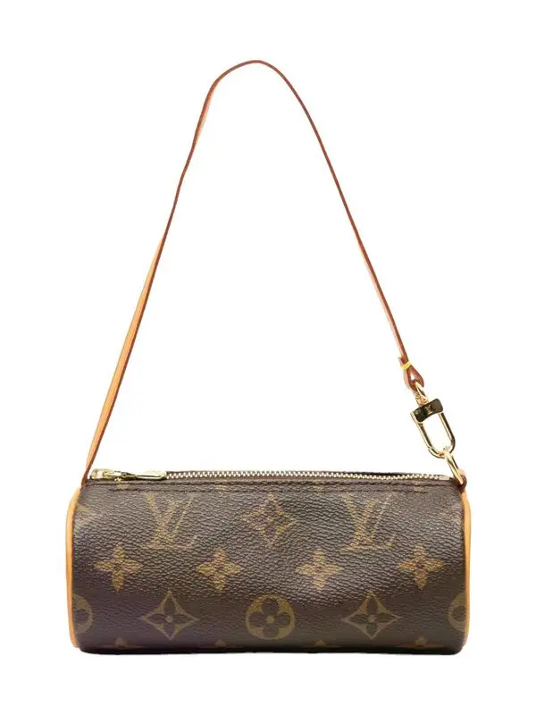 LOUIS VUITTON Monogram Papillon Pochette - Brown