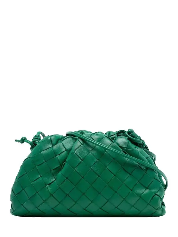 Bottega Veneta Nappa Intrecciato Mini Pouch - Green