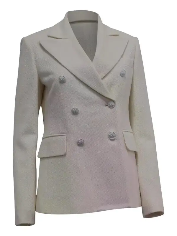 Max Mara Stresa Double-breasted Blazer - White