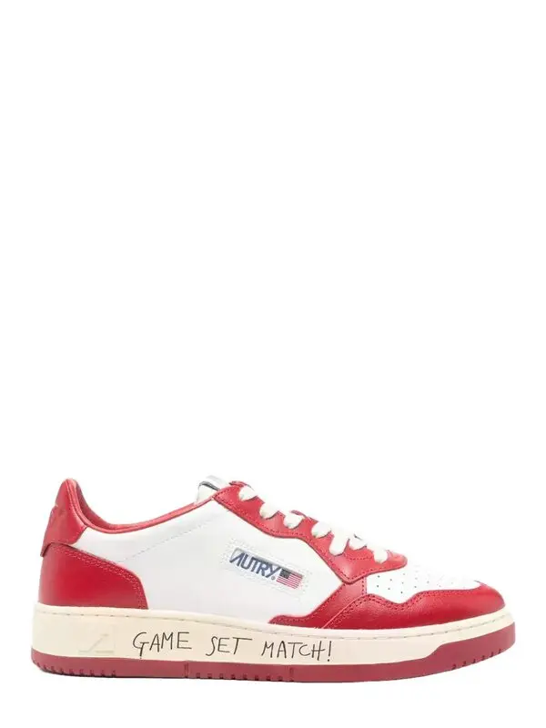 AUTRY Perforated Sneakers - White