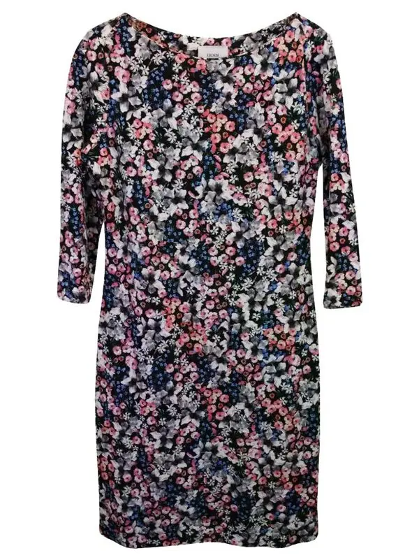 Erdem Floral Mini Dress - Black