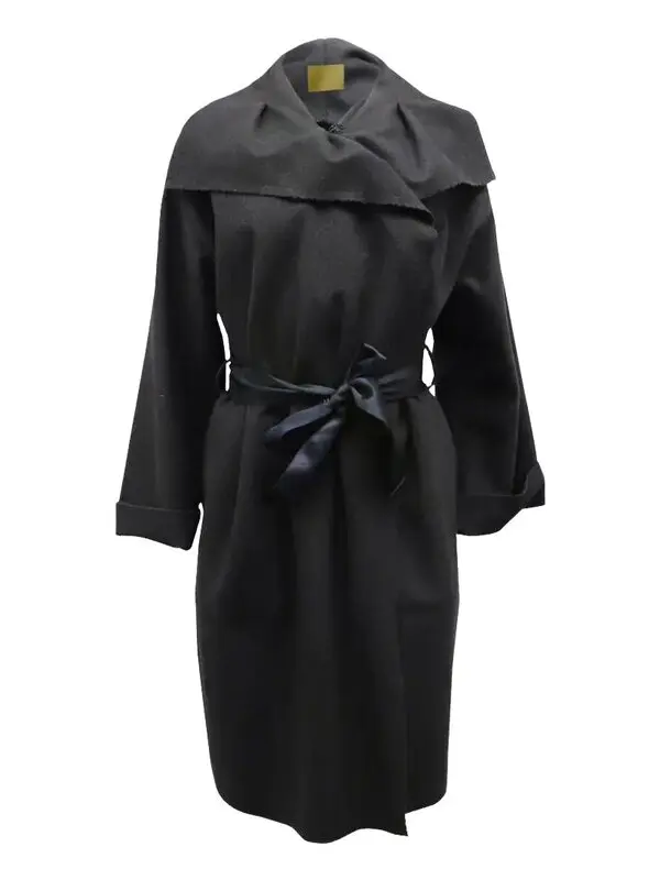 LANVIN Shawl Detachable-belt Coat - Black