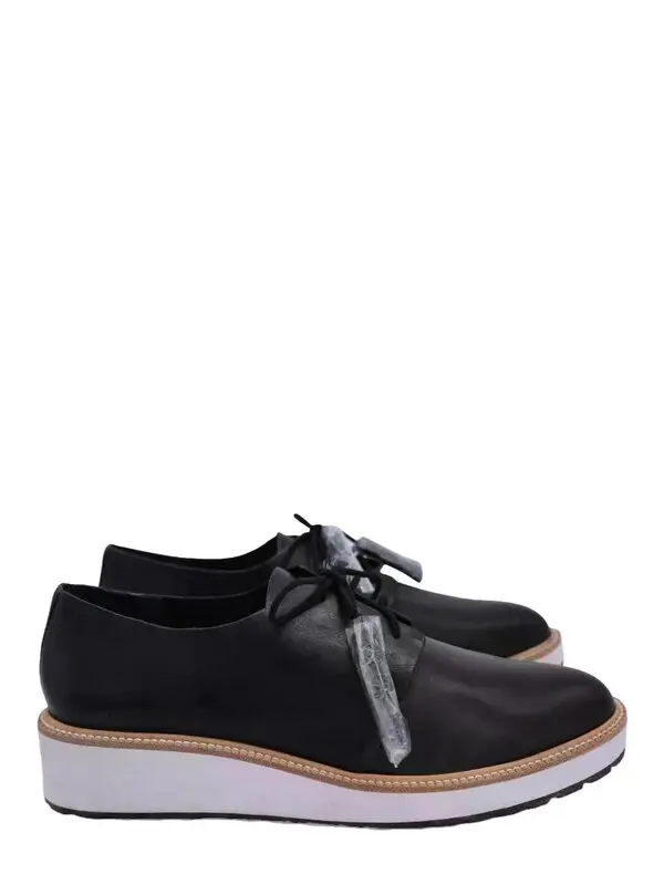 LOEFFLER RANDALL Demi-wedge Platform Derby Shoes - Black