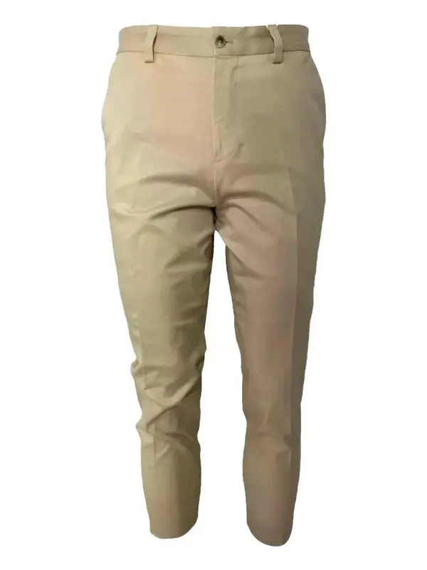 BOSS Pressed-crease Trousers - Neutrals