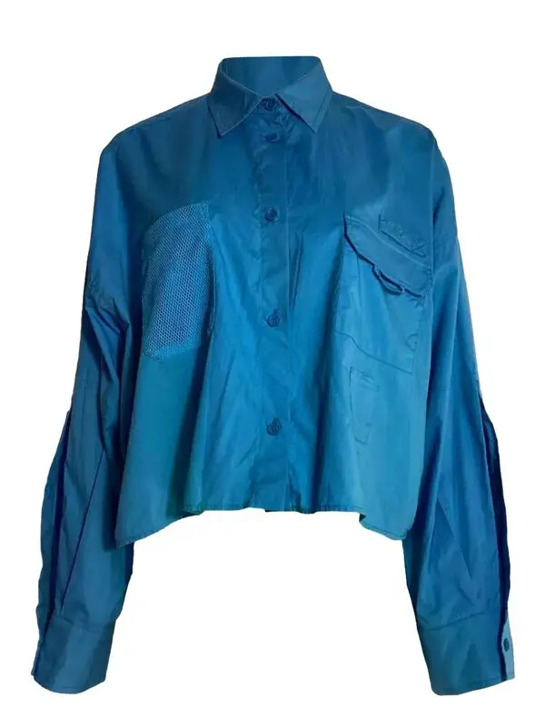 Fendi Cropped Shirt - Blue