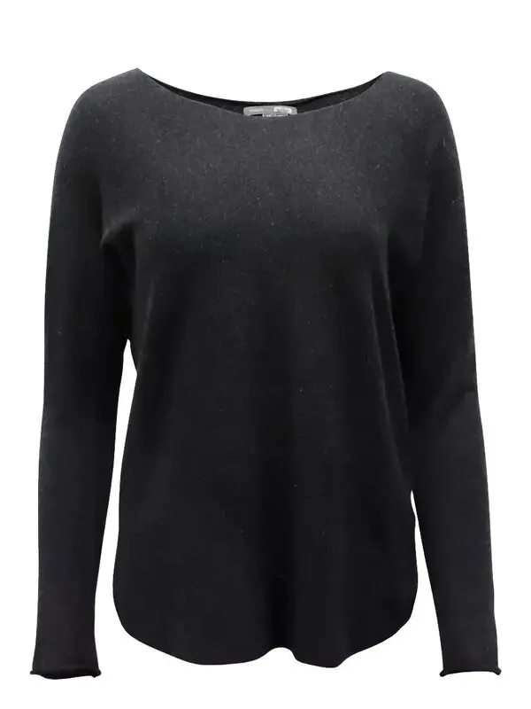 Vince Scoop-neck Cashmere Sweater - Grey