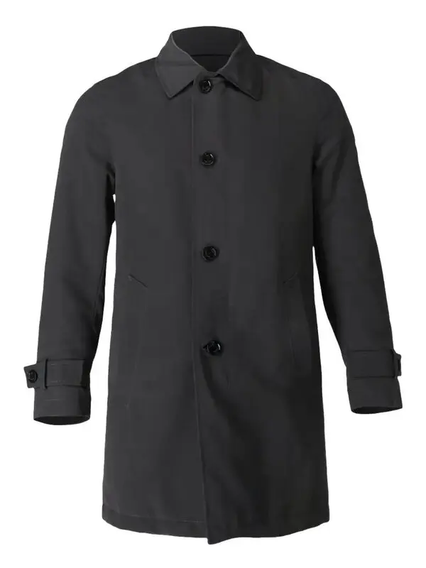 BOSS Button-fastening Coat - Grey