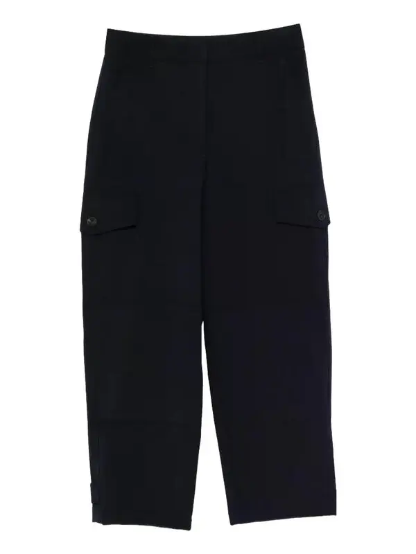 Max Mara Cargo-pocket Trousers - Blue