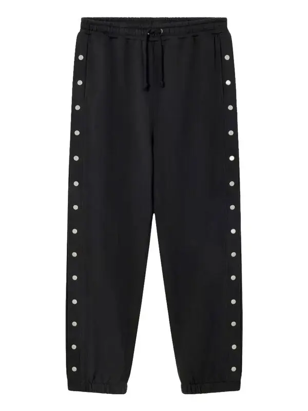 CARRER Val Button-detail Track Pants - Black