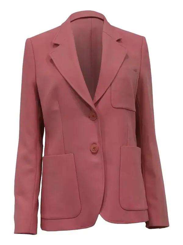 Stella McCartney Eleanor Patch-pocket Blazer - Pink