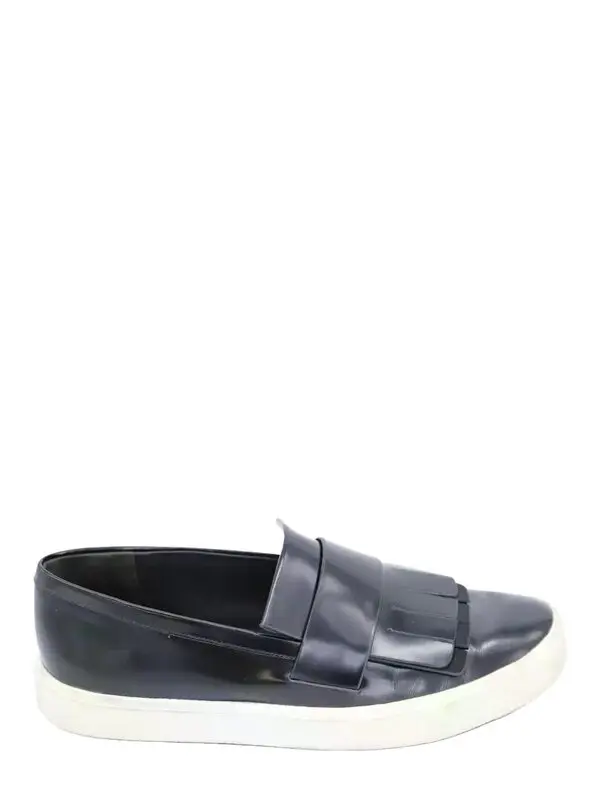 Vince Kiltie Fringed Slip-on Sneakers - Black