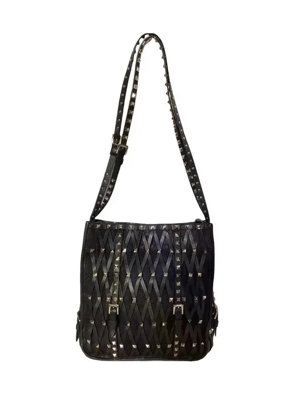 Valentino Garavani Leather Crossbody Bag - Black