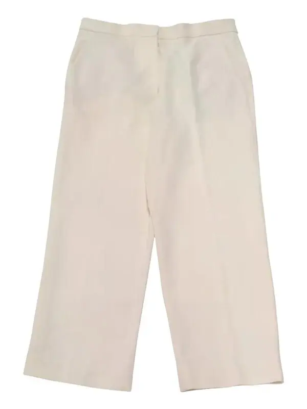 Tibi Stretch Cropped Trousers - Neutrals