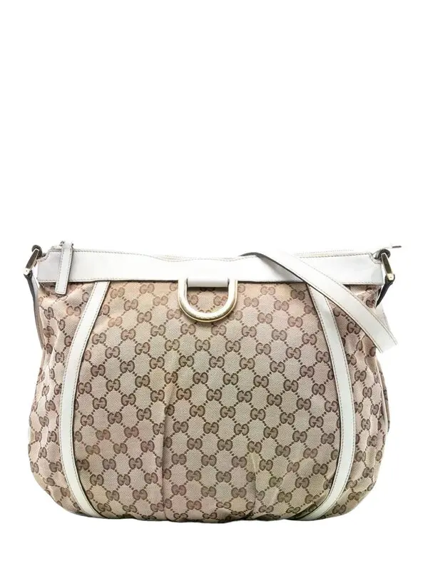 Gucci Gg Canvas Abbey D-ring Crossbody Bag - Brown