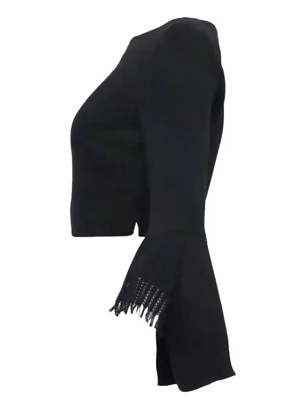 Roland Mouret Liverton Crop Top - Black