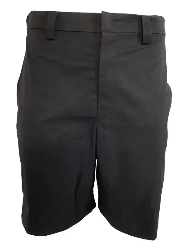 Valentino Garavani Logo-patch Bermuda Shorts - Black
