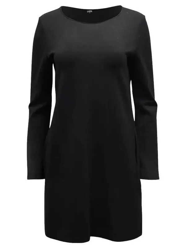 Theory Long-sleeve Mini Dress - Black