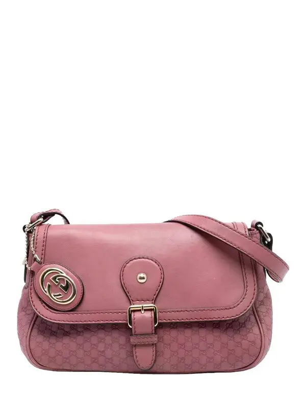 Gucci Microssima Sukey Crossbody Bag - Pink