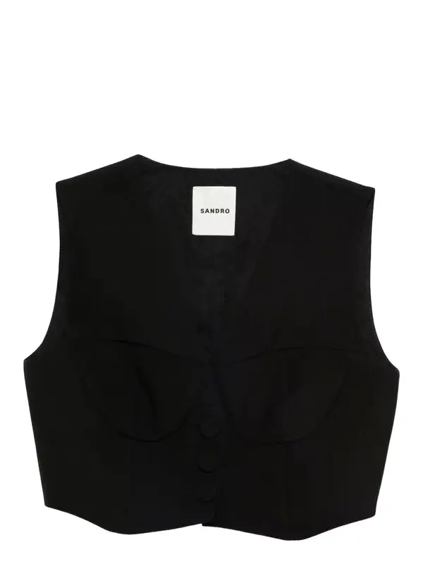 Sandro Waistcoat Corset - Black