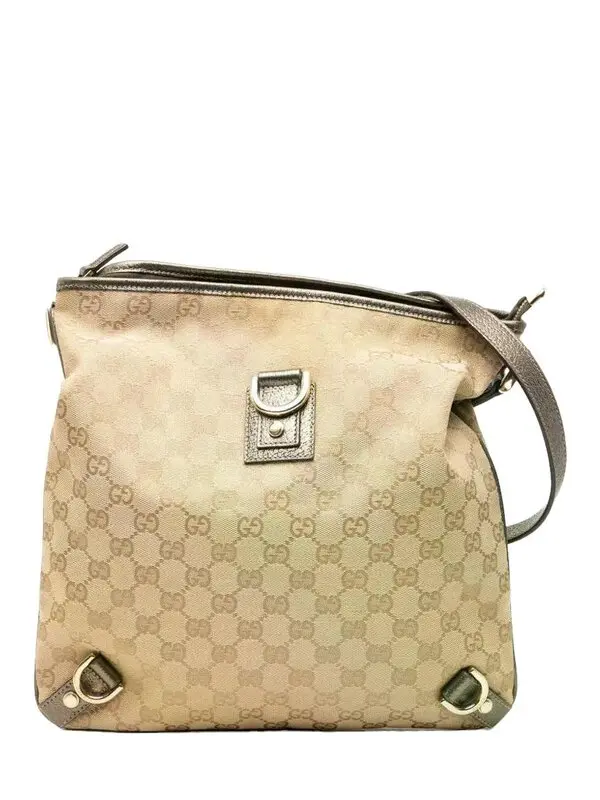 Gucci Gg Canvas Abbey D-ring Crossbody Bag - Brown