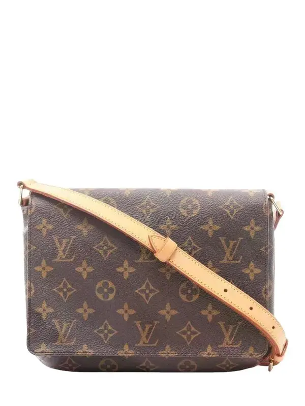 LOUIS VUITTON 2004 Monogram Musette Tango - Brown
