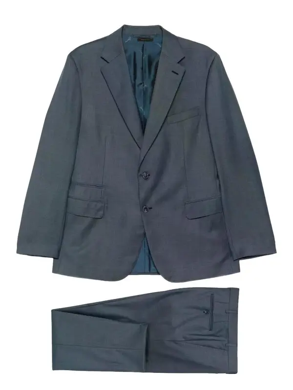 Brioni Single-breasted Suit - Blue