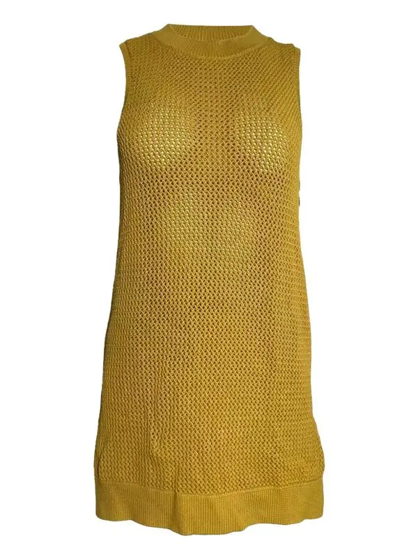 JASON WU Pointelle-knit Top - Yellow