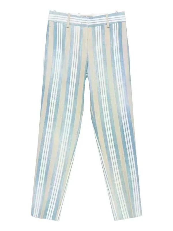 Ermanno Scervino Striped Trousers - Blue