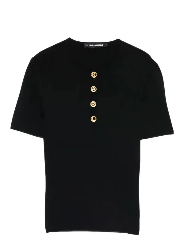 Karl Lagerfeld Crew-neck T-shirt - Black