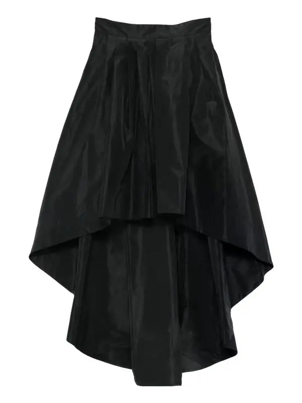 Liu Jo Asymmetric Pleated Skirt - Black