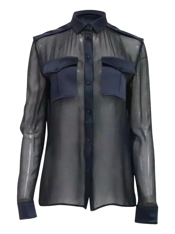 TOM FORD Buttoned Blouse - Blue