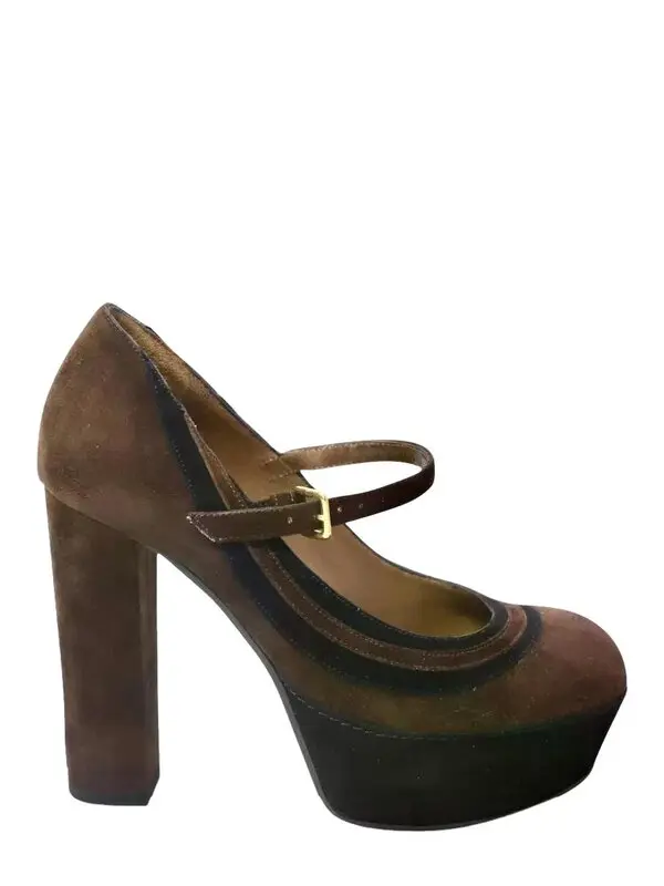Marni Mary Jane Platform Pumps - Brown