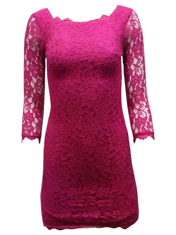 Diane Von Furstenberg Zarita Lace Dress - Pink