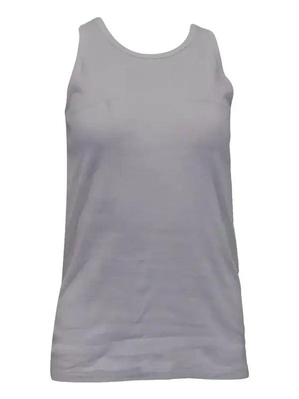 Saint Laurent Cotton Tank Top - White