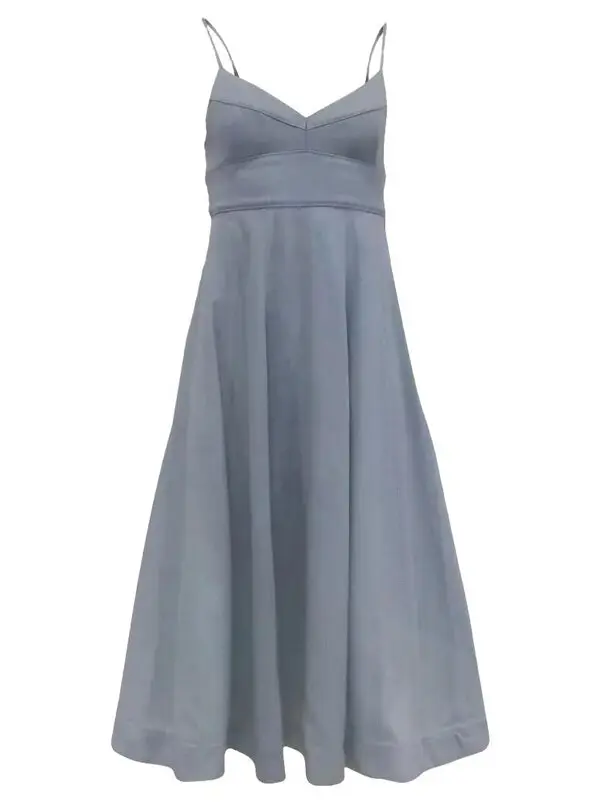 Zimmermann Acacia Sleeveless Midi Dress - Blue