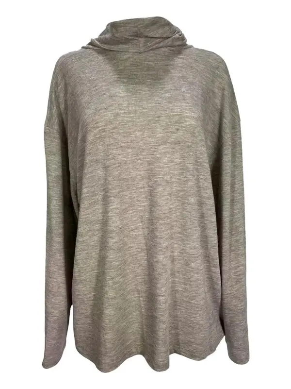Theory Cashmere Turtleneck Sweater - Grey