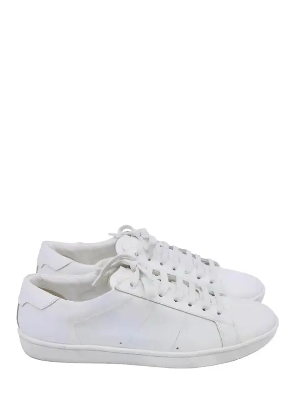 Saint Laurent Sl/01 Lace-up Sneakers - White