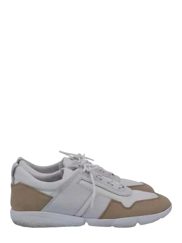 TOD'S Two-tone Lace-up Sneakers - White
