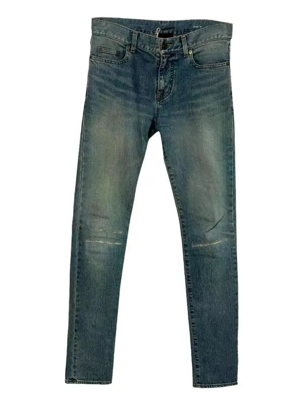 Saint Laurent D02 Ripped Jeans - Blue