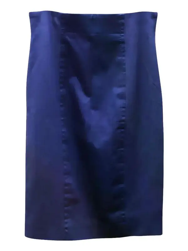 Escada Zip-fastening Midi Skirt - Blue