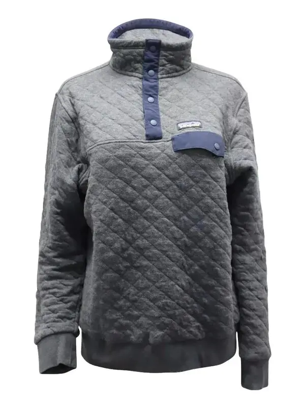 Patagonia Quilted Snap-button Sweatshirt - Grey