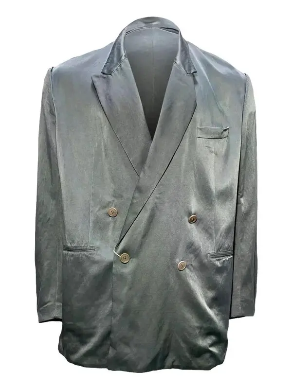 Dries Van Noten Double-breasted Blazer - Grey